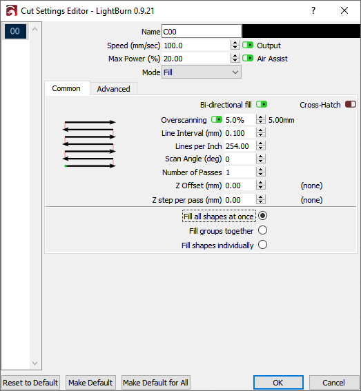 Scanning Offset Adjustment for Laser Engraving Precision