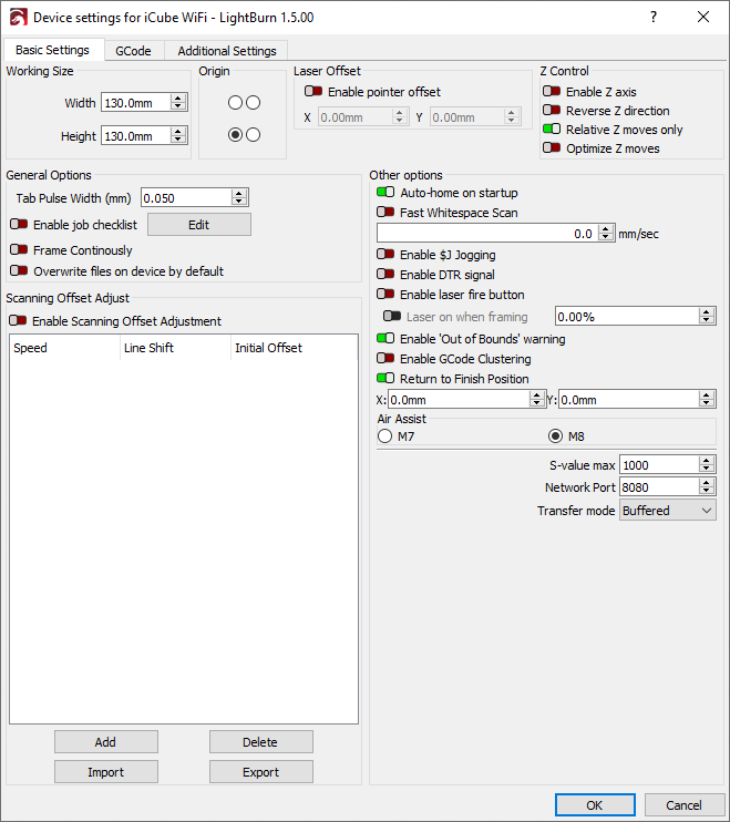 Scanning Offset Adjustment for Laser Engraving Precision
