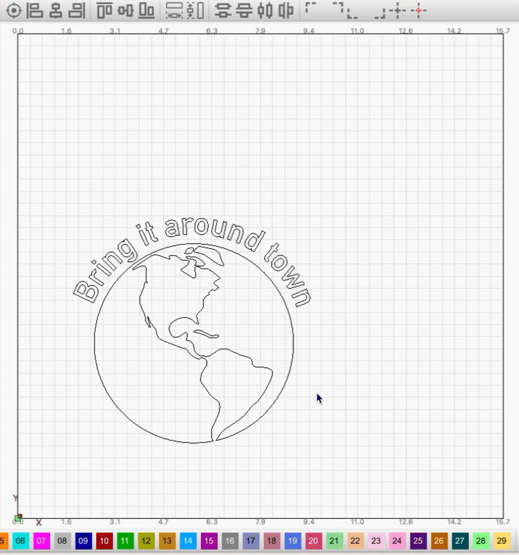 Moving Selected Objects in LightBurn: A Quick Reference Guide