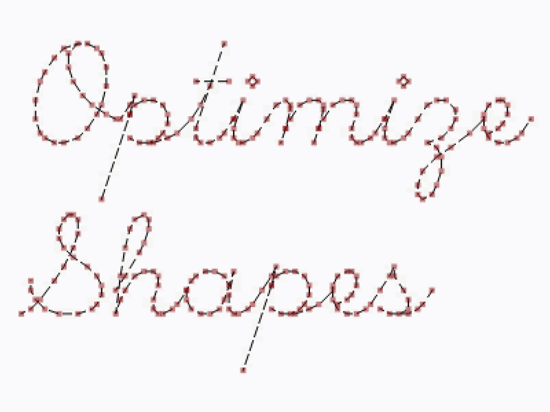 Optimize Selected Shapes: Simplify and Smooth Your Designs