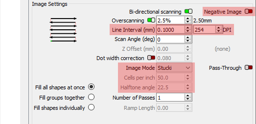Adjust Image Settings in LightBurn: A Quick Reference Guide