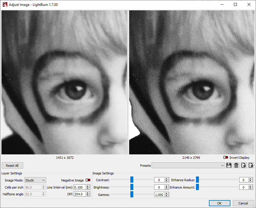 Adjust Image Settings in LightBurn: A Quick Reference Guide
