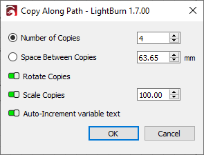 How to Use the Copy Along Path Tool in LightBurn