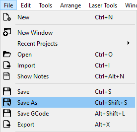 File Management in LightBurn
