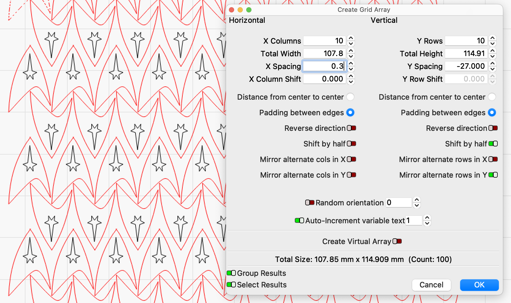 Optimizing Designs with the Grid Array Tool in LightBurn