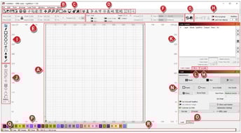 Guide to the Main Window in LightBurn