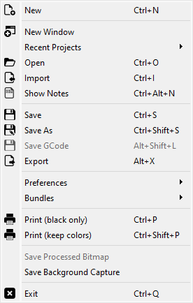 Comprehensive Guide to the File Menu in LightBurn